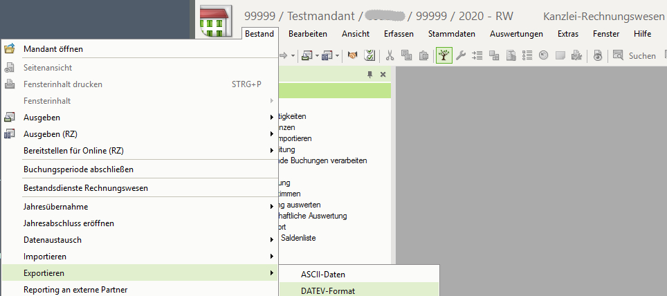 DATEV-Setup - Einrichten eines Mandanten in DATEV